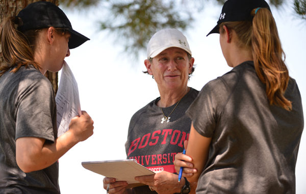 BU coach Nancy Feldman on recruiting: "You just can't give up on the kid"