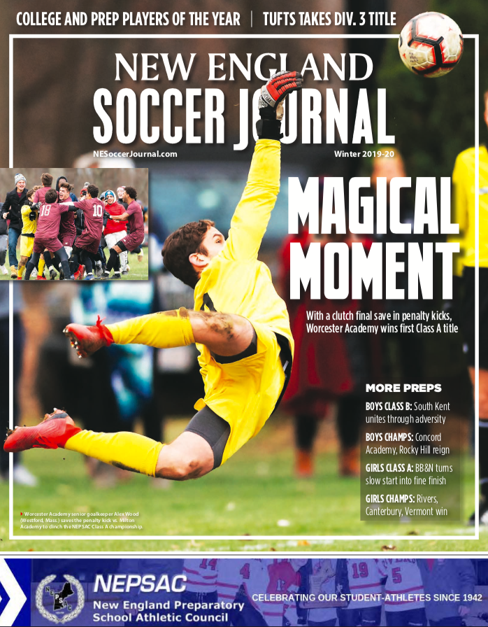 Winter 2019-20 digital edition of New England Soccer Journal